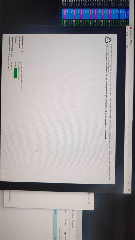 Clore Wallet Not Syncing Ropenai