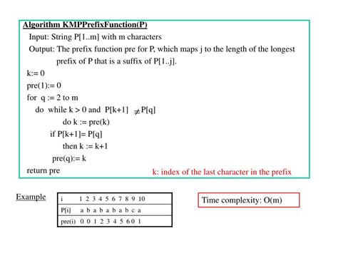 PPT Strings And Pattern Matching Algorithms PowerPoint Presentation Free Download ID