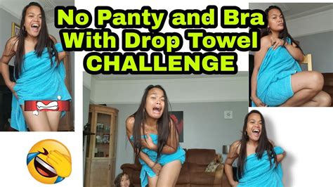 NO PANTY & NO BRA WITH DROP TOWEL CHALLENGE |IRENE&WILLIAM UK - YouTube