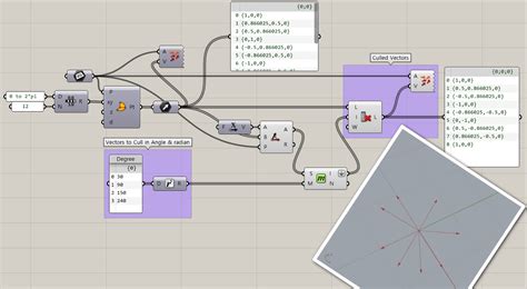 How To Cull Specific Vectors With Radians Grasshopper Mcneel Forum