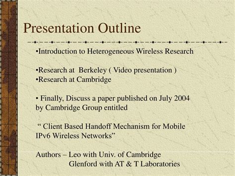 Ppt Integration Of Heterogeneous Wireless Access Technologies Powerpoint Presentation Id1106066