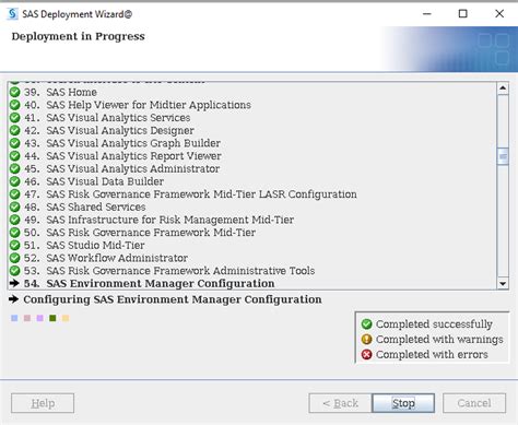 65663 sas® deployment wizard stops responding during sas® environment