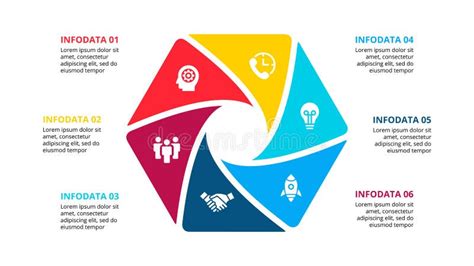 Vector Cycle Infographic Diagram With 9 Options Or Steps Stock Vector Illustration Of
