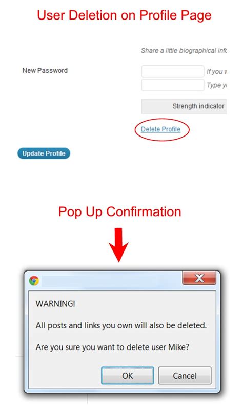 How To Let Users Delete Their Own Accounts From Wordpress