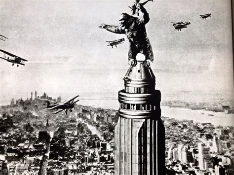 King Kong Empire State Building Drawing