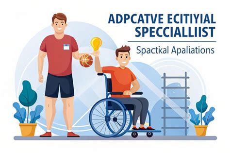 Adaptive Physical Education Specialist Vector Character In Flat Style Premium Ai Generated Image