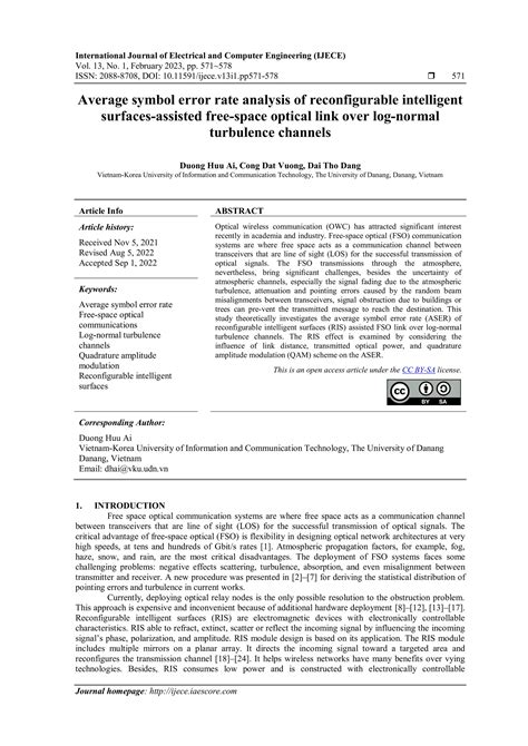Average Symbol Error Rate Analysis Of Reconfigurable Intelligent