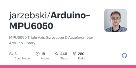 Arduino Mpu6050mpu6050h At Dev · Jarzebskiarduino Mpu6050 · Github