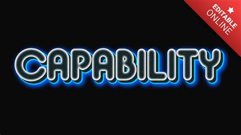 Capability Text Effect Generator Textstudio