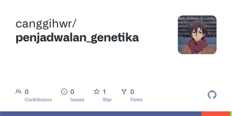 Github Canggihwr Penjadwalan Genetika