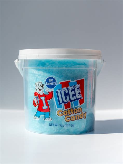 Icee Blue Raspberry Cotton Candy 4 Pack Santa Cruz Fun Foods