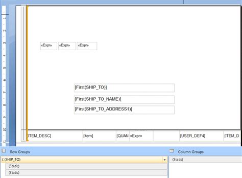 reporting services ssrs reports group doesn t display properly once