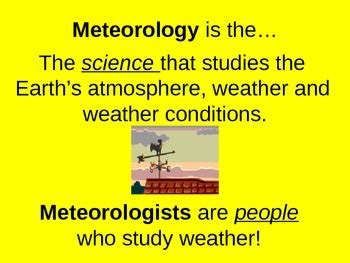 Weather PowerPoint Presentation By Rebecca Free TpT