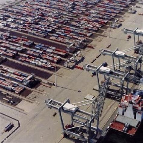 Overview Of A Container Terminal Download Scientific Diagram