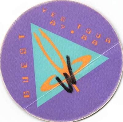 Yes 1987 1988 Purple Guest Cloth Variant Ebay