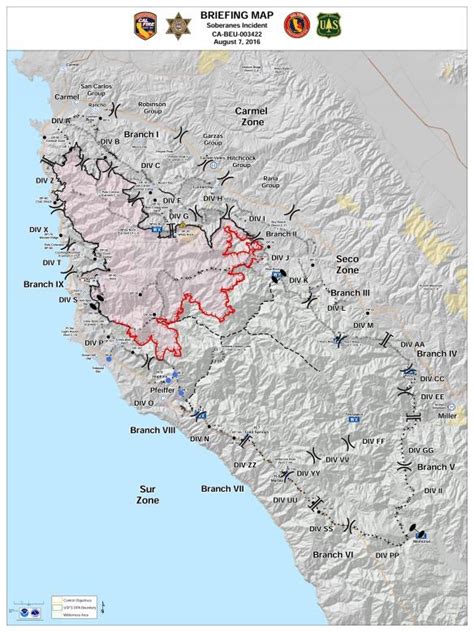 Fire Maps Breaking News In Big Sur