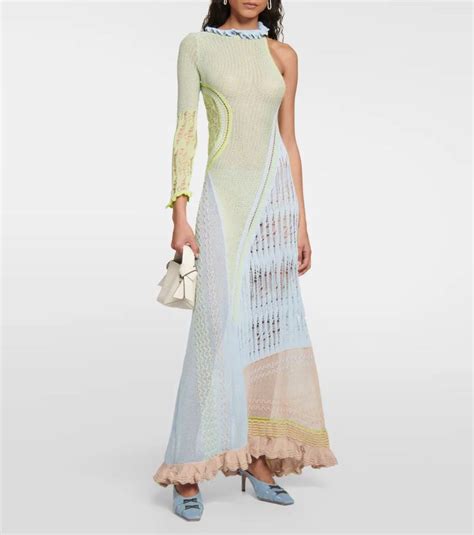 Bianca Cotton Maxi Dress In Blue Roberta Einer Mytheresa Maxi