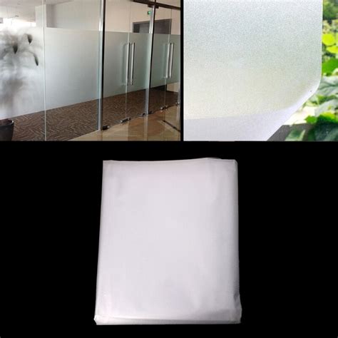 Bathroom Privacy Waterproof Frosted Glass Window F Vicedeal