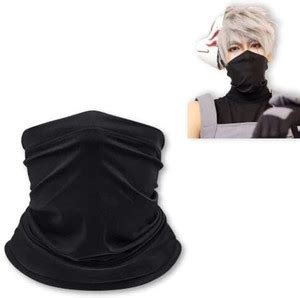 Crysendo Kakashi Mask Anime Cosplay Unisex Dress Up Accessories Ninja