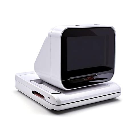 Sleek Document Scanner White Background Premium Ai Generated Image
