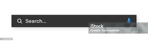 검색 창 템플릿 검색 상자 주소 표시 줄 및 텍스트 필드가있는 인터넷 브라우저 엔진 Ui 디자인 웹 아이콘 및 푸시 버튼이있는 웹 사이트 인터페이스 요소 다크 모드 벡터