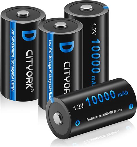 Amazon Basics D Cell Rechargeable Batteries 10000mah Nimh 4 Pack