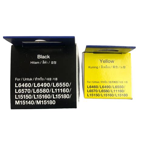 Ink Bottle Epson 008 Black 127 ml (C13T06G100) Yellow 70 ml (C13T06G400 ...