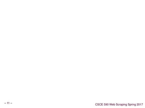 CSCE 590 Web Scraping Scrapy II Ppt Download