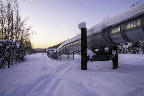 Trans Alaska Pipeline System Fairbanks Alaska United States Of