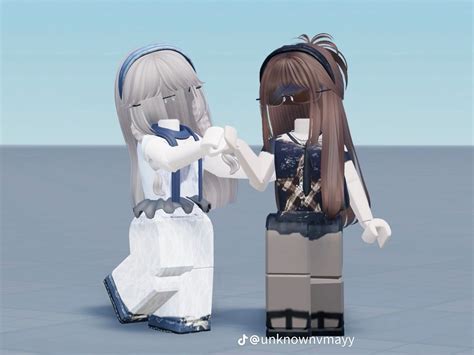 Matching Girl Roblox Avatars Wlw Matching Roblox Avatars Matching