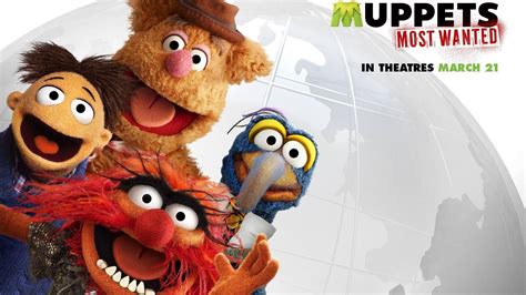 Download Muppets Most Wanted Walter, Fozzie, Animal, Gonzo Wallpaper | Wallpapers.com