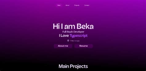 Beka Chaduneli On Linkedin Github Myportfolio Personalportfolio