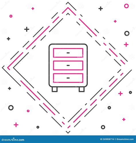set archive papers drawer document with graph chart headphones and