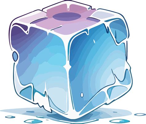 Ice Cube Cartoon Clipart Png