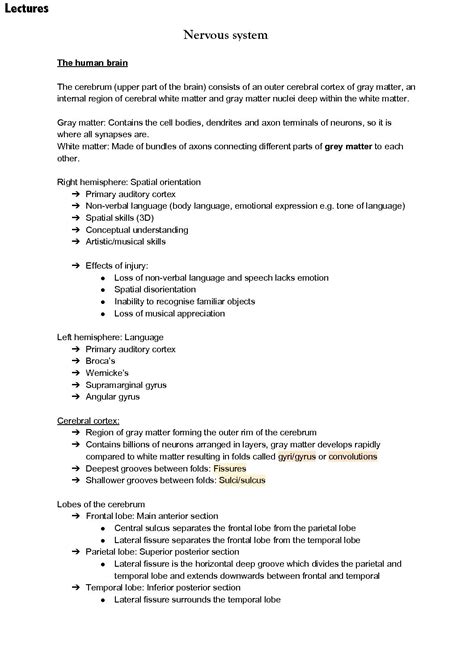 MEDSCI 142 Biology For Biomedical Science Organ Systems Full Notes Labs StudyLast