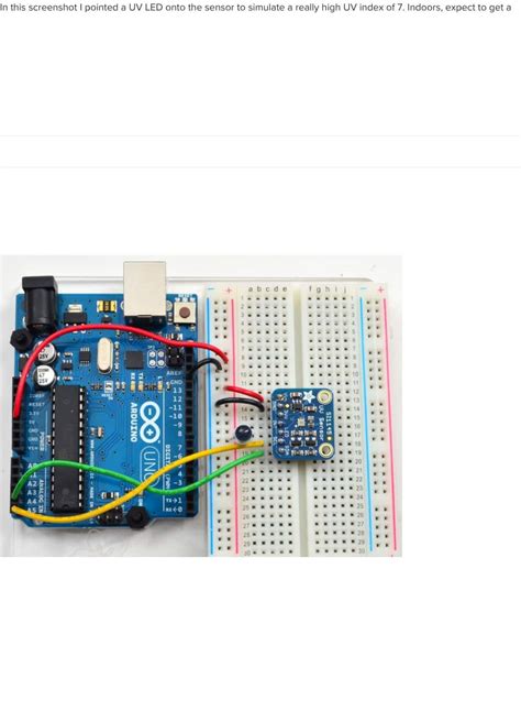 si1145 breakout board uv index ir visible sensor datasheet by