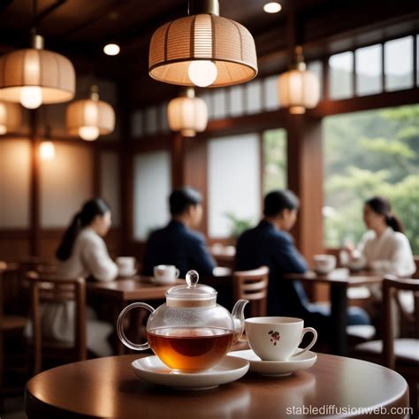 Korean Traditional Tea Cafe Stable Diffusion Online