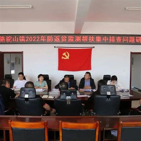 骆驼山镇召开2022年防返贫监测帮扶集中排查问题研判会 刘谊泽 工作 攻坚