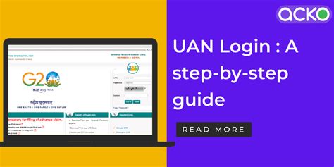 Uan Login Step By Step Guide Activation And Faqs