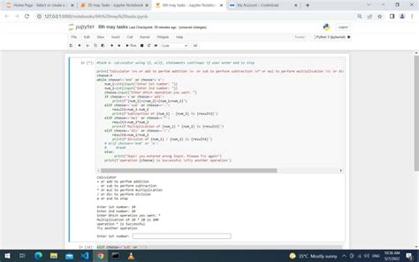 Praveen Bunty On Linkedin Codingrad Kiran Sagar Full Stack Data Science Task 6 Calculator I Used