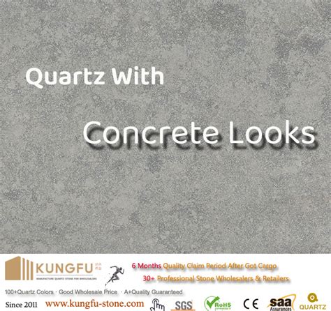 Top 8 Quartz Countertops Look Like Concrete Kungfustone