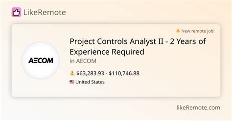 📩 Project Controls Analyst Ii 2 Years Of Experience Required At 🏢