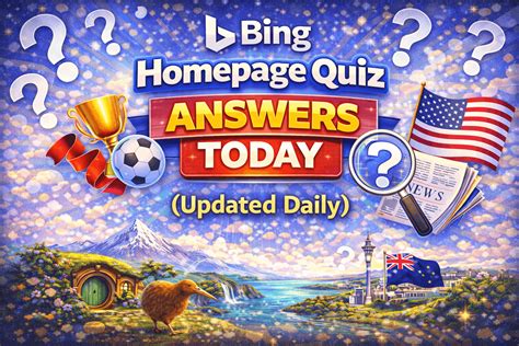 Bing Homepage Quiz Answers Today Play And Earn Microsoft Rewards