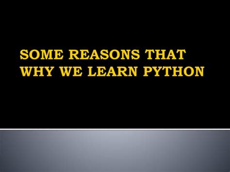 Python Programming Lanuguage Ppt