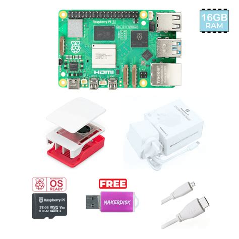 Raspberry Pi 5 Computer With 16gb Ram