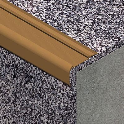 Protectie Treapta Cu Canal Insertie 30x50 Mm 27 M Bronz Lucios