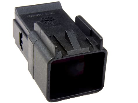 Aptiv Delphi 8 Way Black Gt 150 Unsealed Male Connector Efi