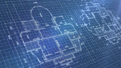 Technical Drawing Background House Plan Project Engineering Design