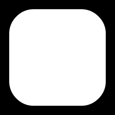 Black Round Edge Border