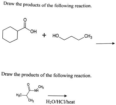 SOLVED: Draw the products of the following reaction: OH HO- Draw the ...